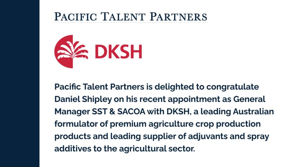 DKSH Appoints Daniel Shipley As General Manager SST & SACOA - Pacific ...